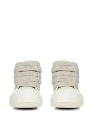 Rick Owens Eyelet Laced Flat Shoes