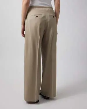 RÓHE Relaxed Drawstring Trousers - Beige