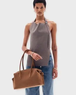 Yuzefi Brioche Duffle Bag - Cognac