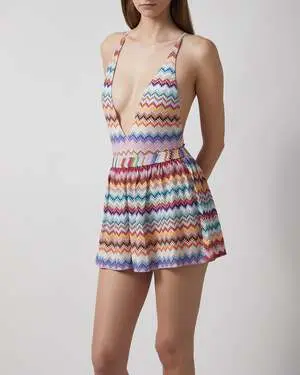 Missoni Viscose Lamé Shorts - Multicolor