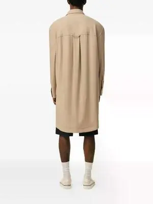 AMI Paris De Coeur Button Pocket Shirt Dress