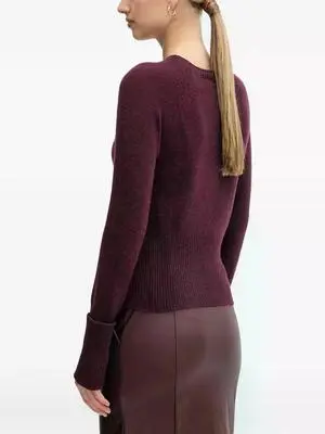 SANDRO FERRONE Ribbed Cuff Sweater