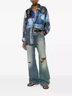 R13 Bandana Patchwork Shirt
