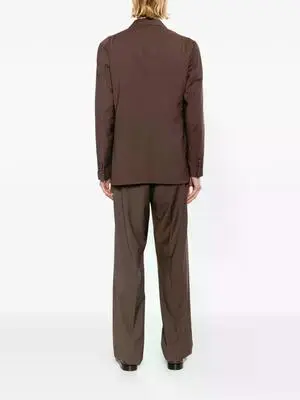Tagliatore Wool Double-breasted Suit - Brown