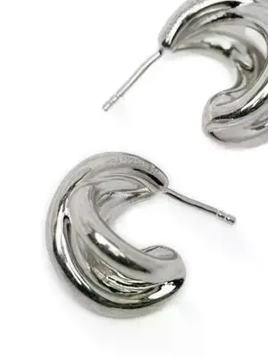 PANCONESI Double Blow Up Hoop Earrings