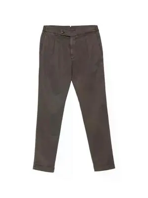 BERWICH Xretrolong Pleated Trousers - Brown