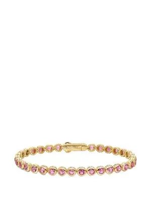 David Yurman Bezel Set Tennis Bracelet - Gold