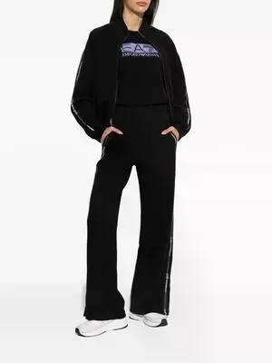 EA7 Sequin-logo T-shirt