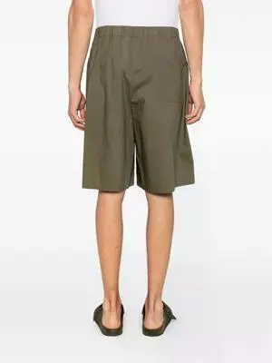 Imperial Elasticated Cotton Shorts - Green