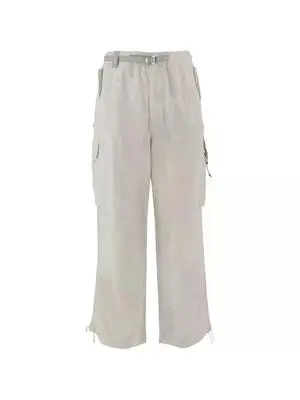 AND WANDER Belted Wide-leg Cargo Trousers