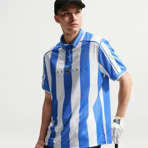Nike Fairway Fresh Dri-fit Loose Short-sleeve Golf Polo - Blue
