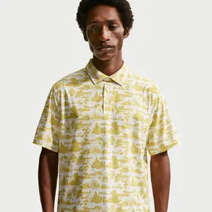 Nike Tailored Performance Dri-fit Golf Polo - Yellow