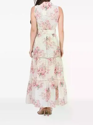 AMOSA Floral Broderie Dress