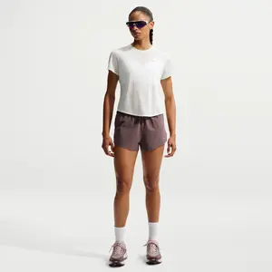 Nike Swift Dri-fit Mid-rise 2.5" Brief-lined Running Shorts - Purple