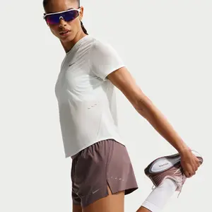 Nike Swift Dri-fit Mid-rise 2.5" Brief-lined Running Shorts - Purple