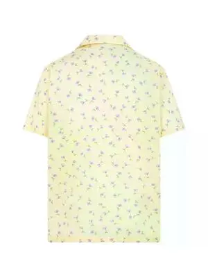 JIL SANDER Floral-print Short-sleeve Shirt