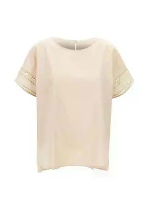 ELENA MIRÒ Openwork Embroidered Blouse