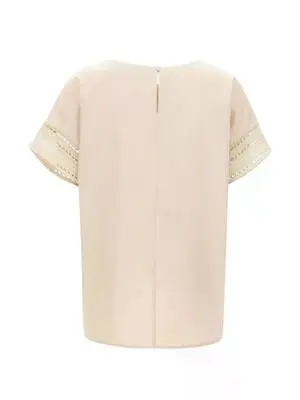 ELENA MIRÒ Openwork Embroidered Blouse