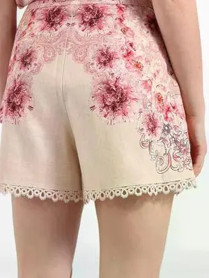 AMOSA Floral Lace Shorts