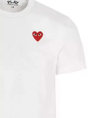 Play Comme Des Garcon Logo-motif T-shirt