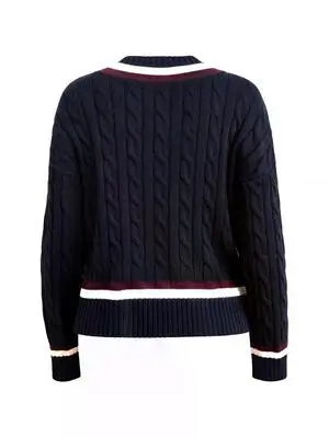 Ralph Lauren Cable-knit V-neck Sweater