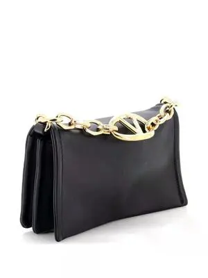 Valentino Garavani Vlogo Chain Leather Mini Clutch Bag