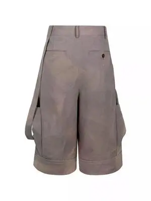 JIYONGKIM Layered Strap Half Shorts