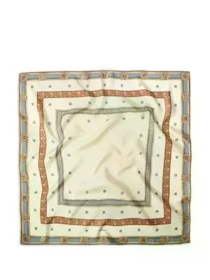 Versace Printed Scarf - Neutrals