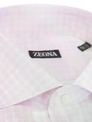 Zegna Checked Dress Shirt