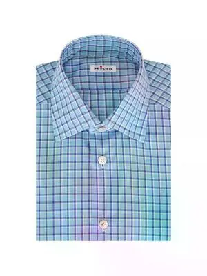 Kiton Checked Shirt