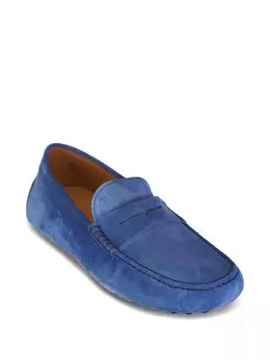 TOD'S Gommino Suede Loafers - Blue