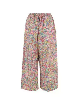 Pero Floral-pattern Silk Trousers