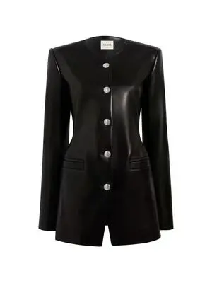 Khaite Naran Button Jacket - Black