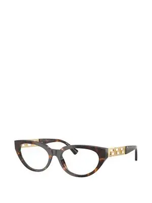 Versace Geometric-frame Greek-key Eyeglasses