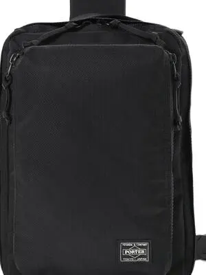 PORTER-YOSHIDA & CO Unit Sling Zip Shoulder Bag - Black