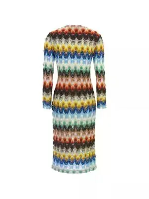 Missoni Lamé Lace Cardigan - Blue