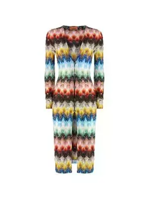 Missoni Lamé Lace Cardigan - Blue