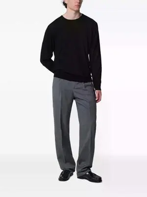 ROBERTO COLLINA Giro Crepe Cotton Sweater