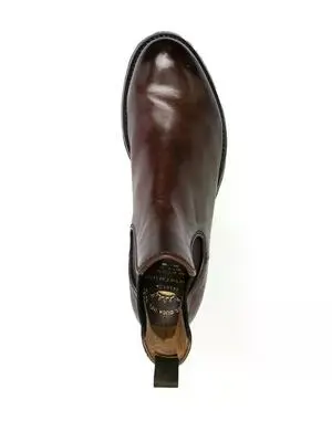 Officine Creative Anatomia Leather Chelsea Boots