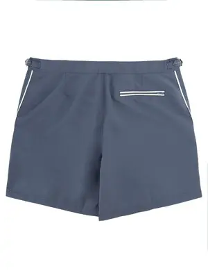Brunello Cucinelli Costume Da Bagno Con Logo - Blue