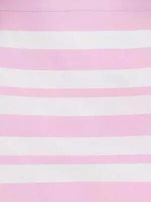 Herve Leger Striped Mini Skirt - Pink
