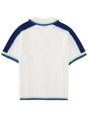 Casablanca Camicia In Crochet Con Logo - Multicolour