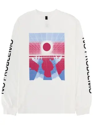 NO PROBLEMO T-shirt Con Stampa E Logo - White