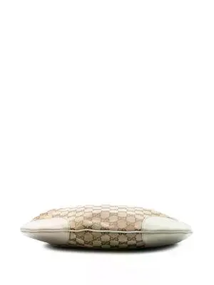 Gucci Gg Canvas Web Mayfair Crossbody Bag - White