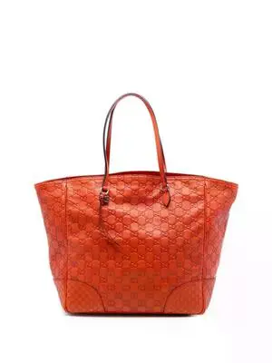 Gucci Ssima Bree Tote Bag - Orange