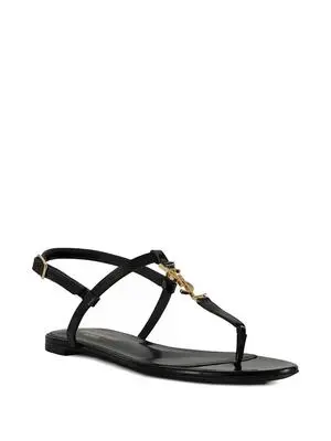 Saint Laurent Logo Strap Sandals