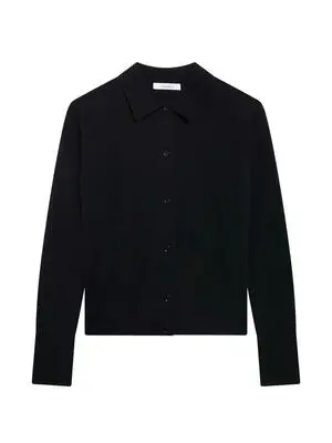 Max Mara Buttoned Collared Cardigan - Black