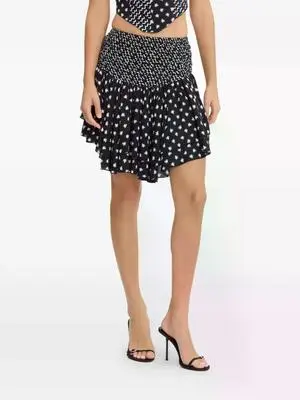 DONDE ESTEBAN Ruffled Mini Skirt - Black