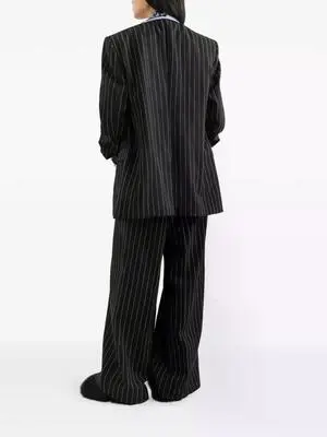 Dolce & Gabbana Pinstriped Wide Leg Trousers