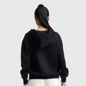 Champion Powerblend Fleece Zip-up Hoodie With C Logo - Black